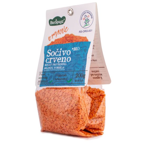 Bio Špajz Sočivo crveno 200gr