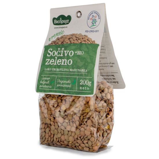 Bio Špajz Sočivo zeleno 200gr