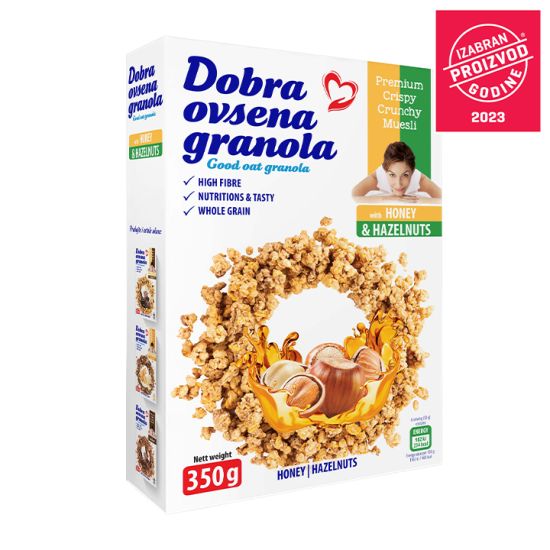 Dobra Ovsena granola musli sa lešnikom i medom 300g