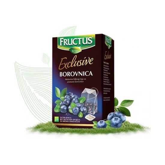 Fructus čaj Borovnica filter 20 kesica