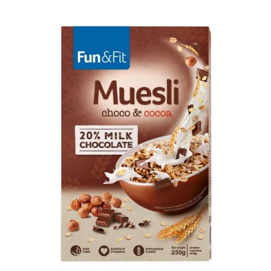 Fun&Fit Musli čoko i kakao 250g