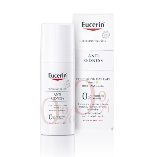 Eucerin AntiREDNESS dnevna krema protiv crvenila sa zelenim pigmentima 50 ml