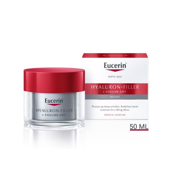 Eucerin Hyaluron Filler + Volume Lift noćna krema za sve tipove kože 50ml