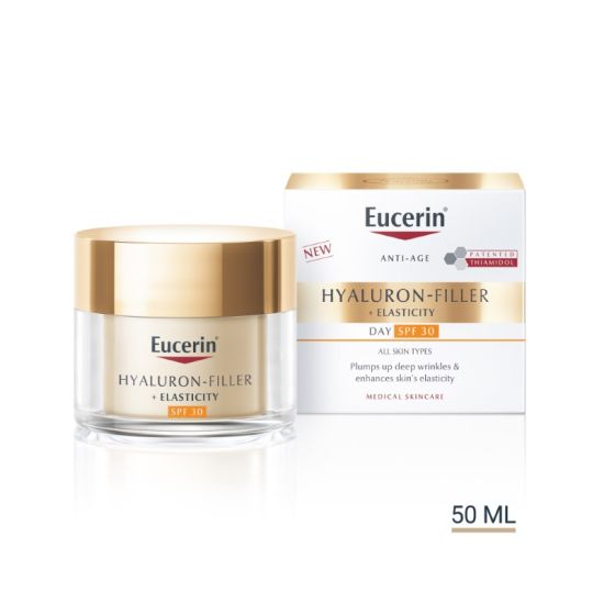 Eucerin Hyaluron-Filler + Elasticity Dnevna krema SPF 30, 50 ml