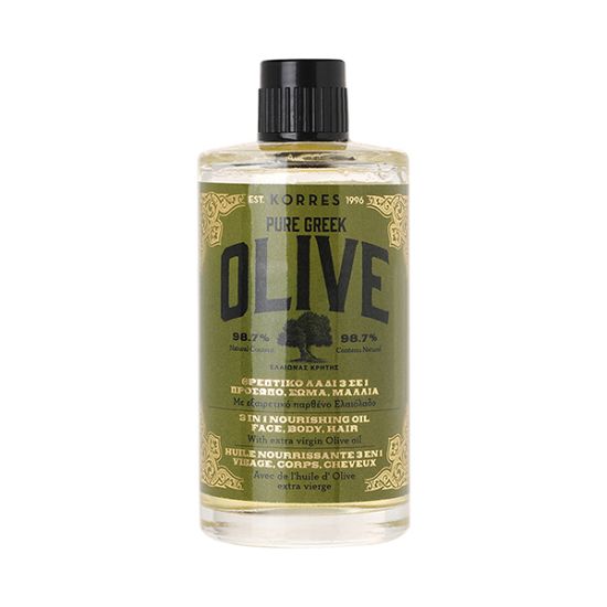 Korres Pure Greek Olive - 3u1 Hranljivo ulje za lice, telo i kosu 100ml