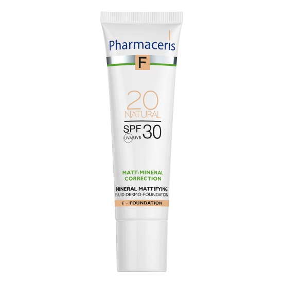 Pharmaceris F Puder Matt Mineral Correction tečni Natural 20 30ml