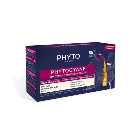 Phytocyane Women Reactional tretman protiv opadanja kose za žene, 12x5ml