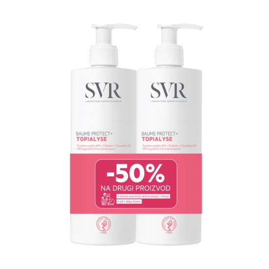 SVR Topialyse Protect+ balzam Promo 2x400ml (-50% na drugi proizvod)