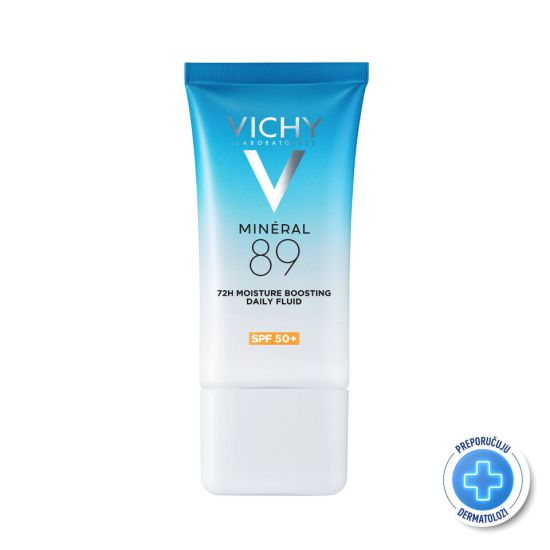 Vichy Mineral 89 Dnevni fluid SPF 50+ za intenzivnu hidrataciju tokom 72 sata 50 ml