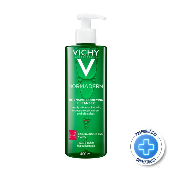 Vichy Normaderm Phytosolution gel za dubinsko čišćenje lica 400 ml