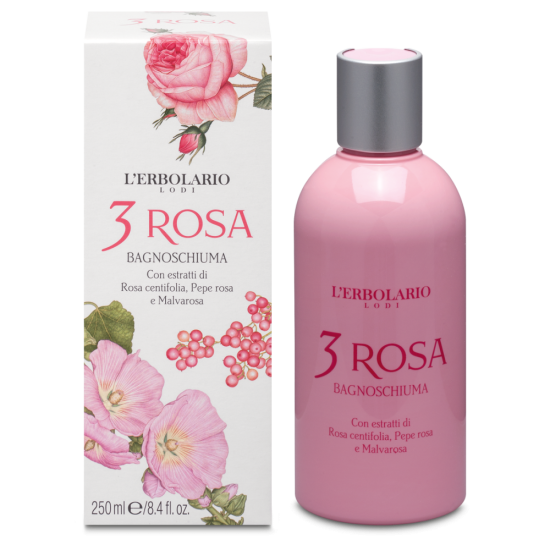 Lerbolario 3 Rosa gel za tuširanje 250 ml