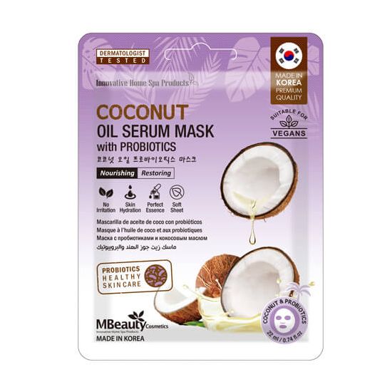 MBeauty sheet maska sa kokosovim uljem i probioticima 22ml