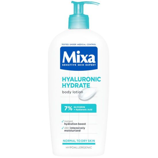 Mixa Hyaluronic intenzivno hidratantni losion za telo za normalnu do suvu kožu 400ml