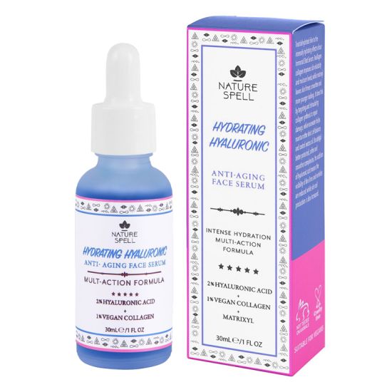 Nature Spell Anti-Age serum za hidrataciju koze lica Hijaluronska kiselina 30ml