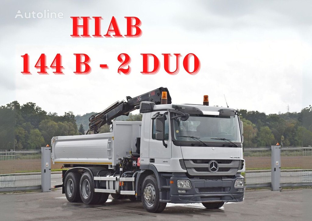 Mercedes-Benz ACTROS 2641 * HIAB 144 B-2 DUO * 6x4 *TOPZUSTAND kiper