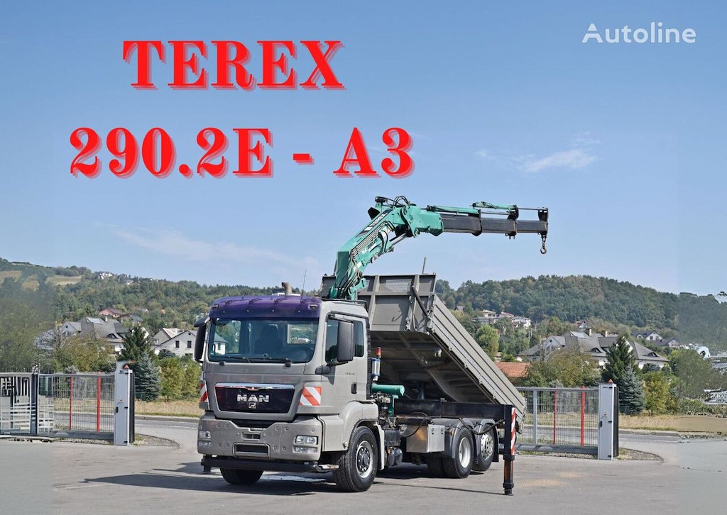 MAN TGS 26.400 Kipper 5,70 m*TEREX 290.2E-A3 + FUNK kiper