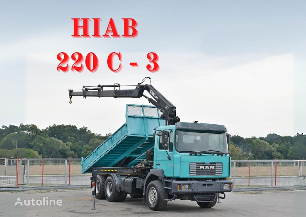 MAN 27-314 * HIAB 220 C - 3 + FUNK * 6x4 kiper