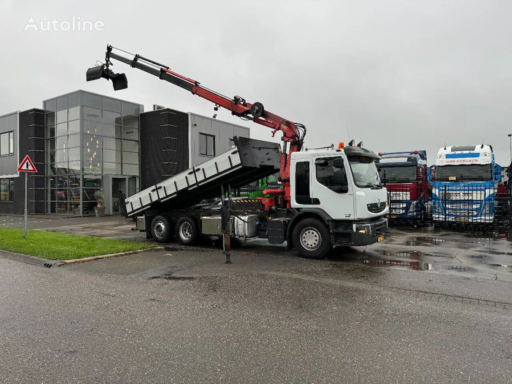 Renault Premium 370 6X2 KIPPER + TEREX 165.2 + REMOTE CONTROL kiper