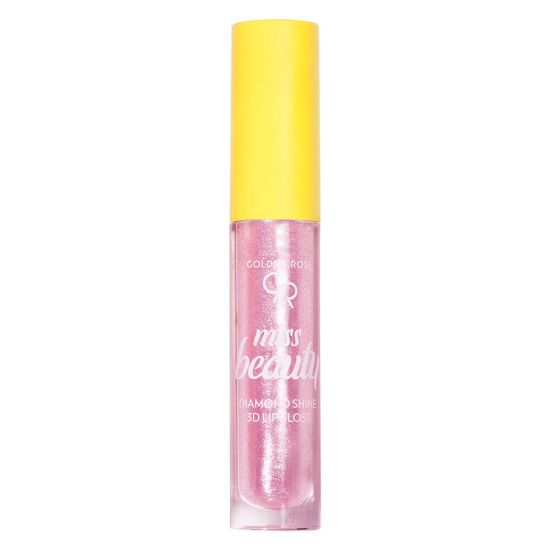 Golden Rose Miss Beauty Diamond Shine 3D Lipgloss Pink trip NO:01