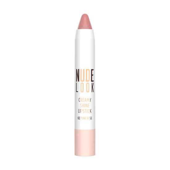 Golden Rose Nude Look Creamy Shine Ruž za usne 02 Pink Rose 3,5g