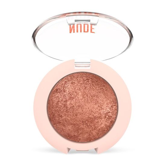 Golden Rose Nude Look Pearl Baked Eyeshadow 02 Rosy Bronze