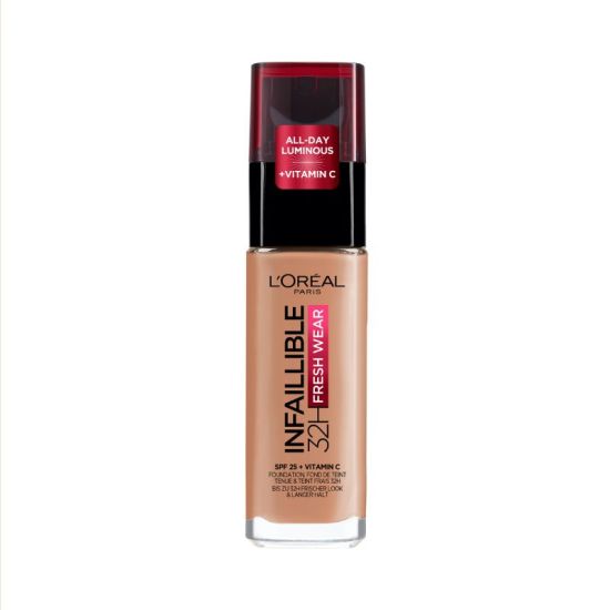 Loreal Paris Infaillible 32H Fresh Wear Tečni puder 300 Amber SPF 25 30ml