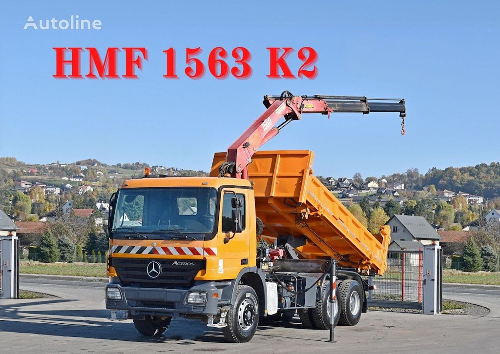 Mercedes-Benz ACTROS 3336 + BORDMATIC * HMF 1563 K2 /6x4 kiper