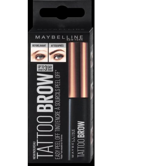 Maybelline New York Tattoo Brow Peel Off Tint gel za obrve 02 Medium 5g