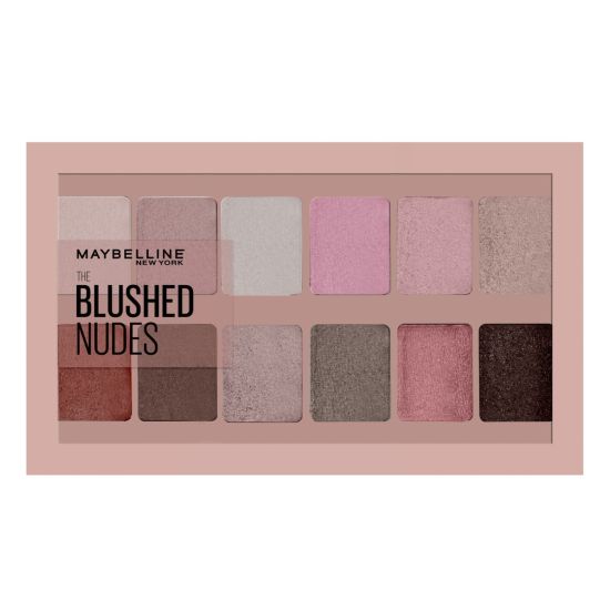 Maybelline New York The Blushed Nudes paleta senki za oči