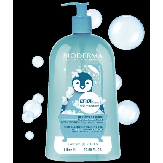 Bioderma ABCDerm gel za kupanje 1 L