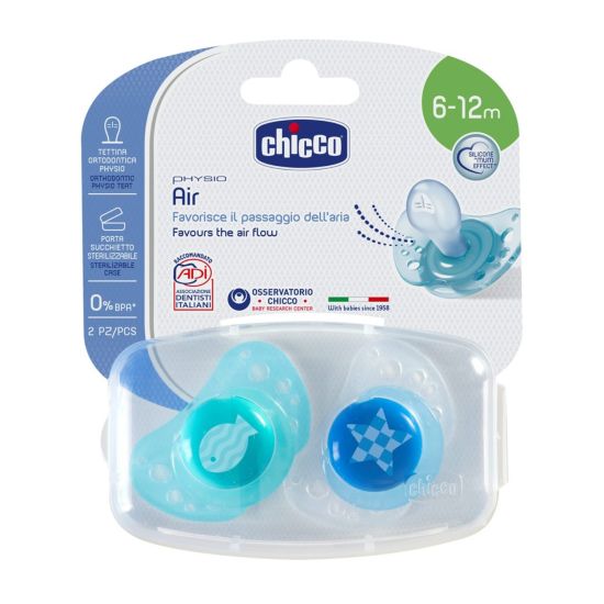 Chicco laža Giotto Physio Air silikonska plava 6m+, 2kom