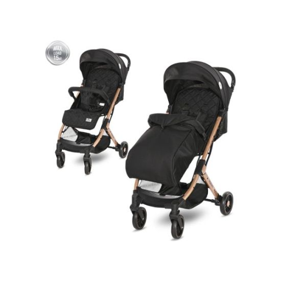 Lorelli Kolica za bebe Fiorano Black + Footcover