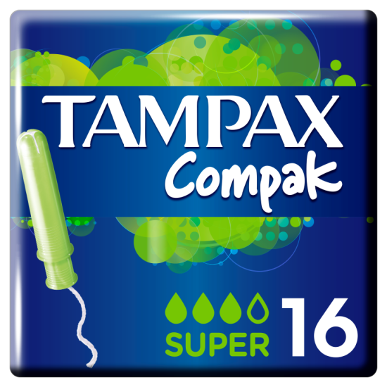 Tampax Compak Super, 16 tampona