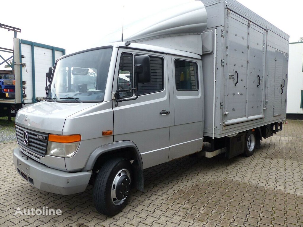 Mercedes-Benz Vario 818 Doka horse transporter + Tail lift kamion za prevoz konja