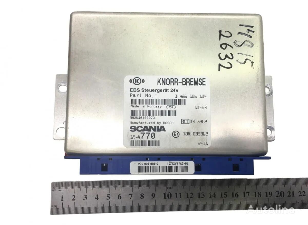 Unitate de control EBS upravljačka jedinica za Scania Knorr-Bremse 24V 0 486 106 104 kamiona