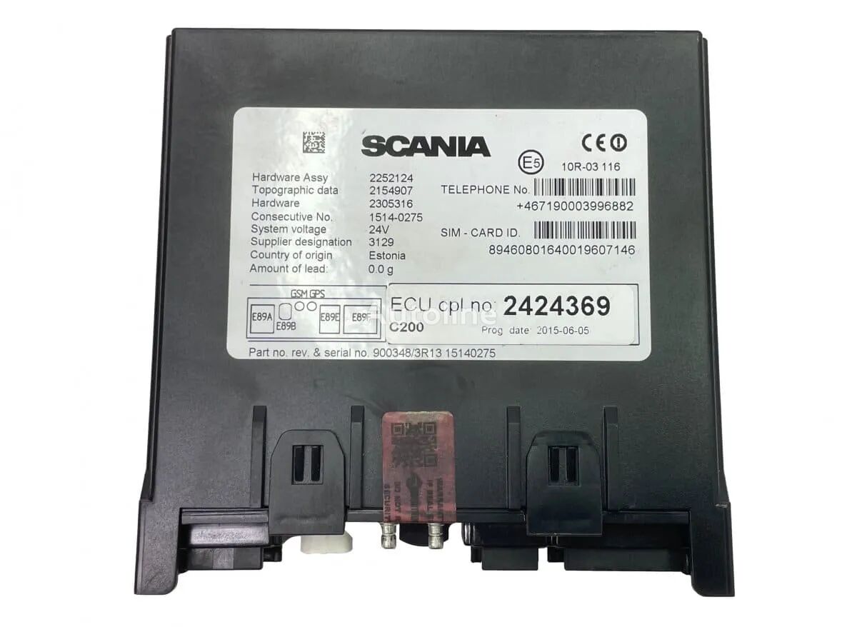 Unitate de control ECU upravljačka jedinica za Scania 2424369 C200 24V 2252124 kamiona