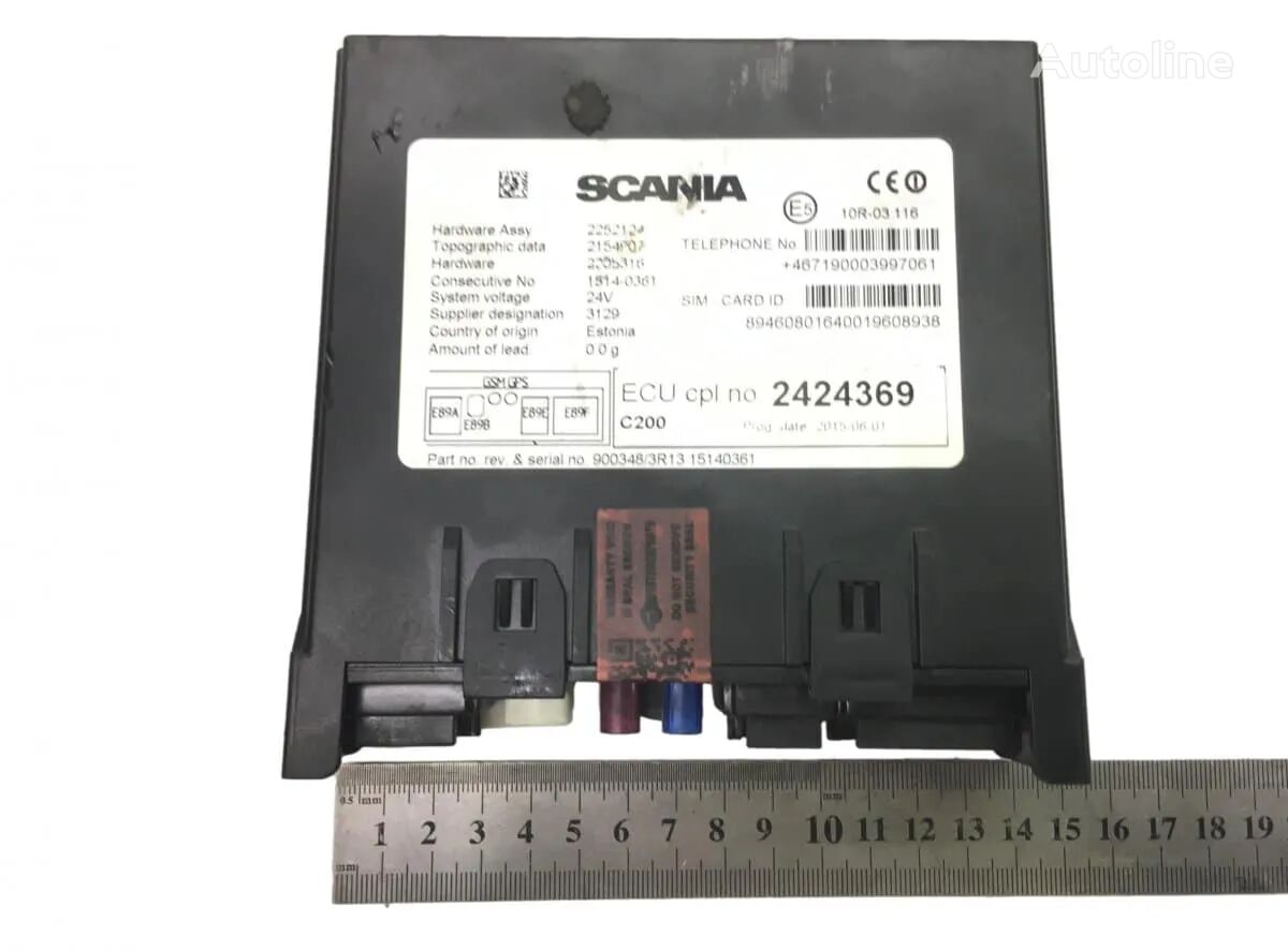 Unitate de Control RTC ECU 2424369 upravljačka jedinica za Scania C200 kamiona