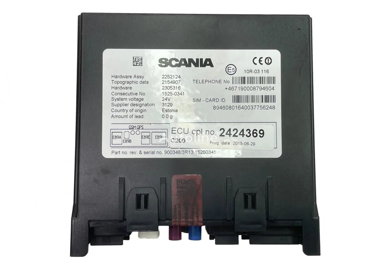 Unitate de Control ECU upravljačka jedinica za Scania 2424369 C200 kamiona