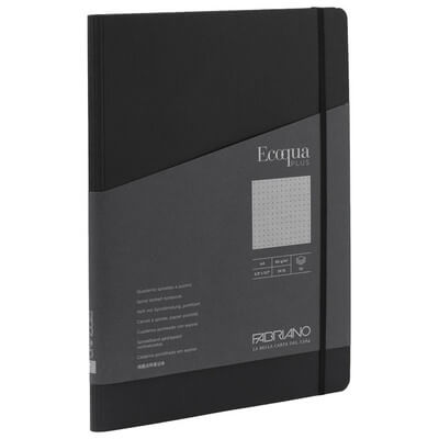 Notes A5 Fabriano EcoQua Plus tačke – crna