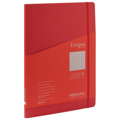 Notes A5 Fabriano EcoQua Plus tačke – crvena