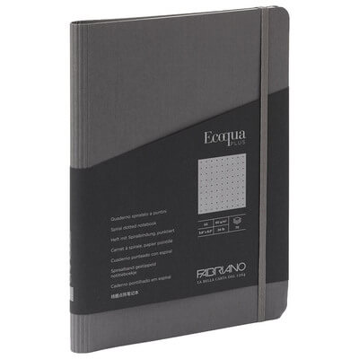 Notes A5 Fabriano EcoQua Plus tačke – siva