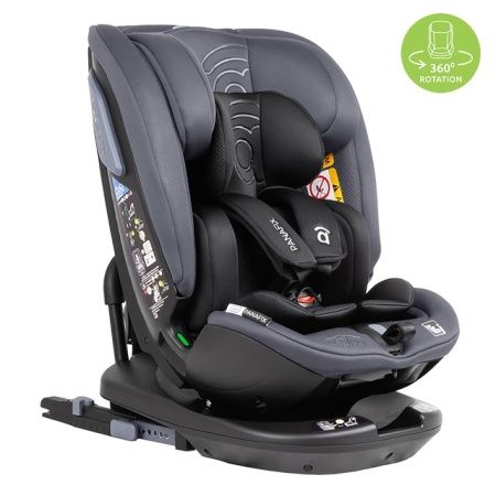 Asalvo Auto sedište I-Size Isofix 40-150cm PANAFIX Grey