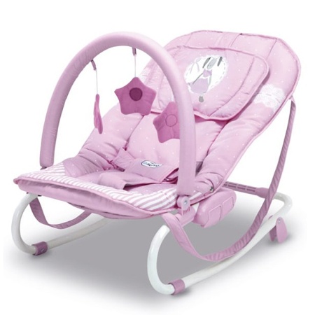 Asalvo Stolica njihalica RELAX Baby Rabbit Pink 16904