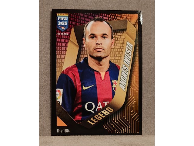 FIFA 365 2025 slicica 022 - Andrés Iniesta