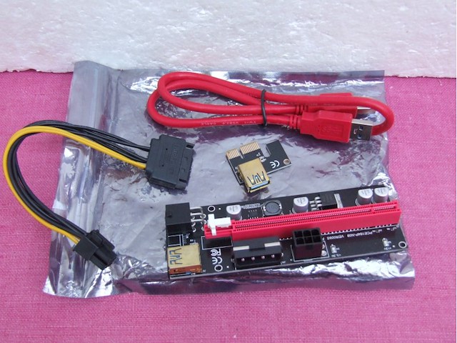 Extender PCE164P-N08 Plus PCI-E 1X TO16X Raiser Card NO