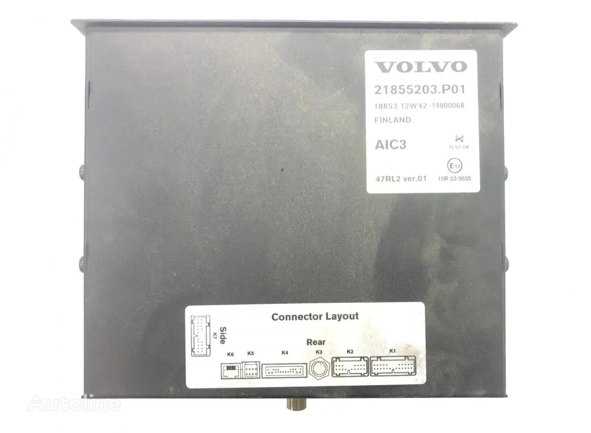 Unitate de control 47RL2 ver.01 21855203.P01 upravljačka jedinica za Volvo AIC3 kamiona