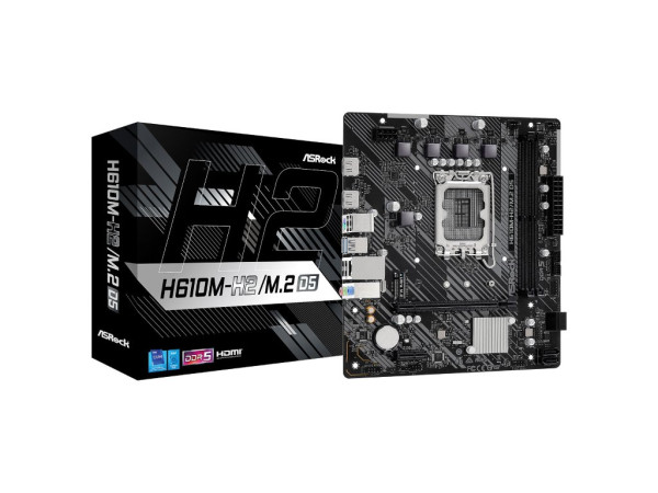 Matična ploča ASROCK H610M-H2M.2 D5LGA1700' ( '90-MXBML0-A0UAYZ' )