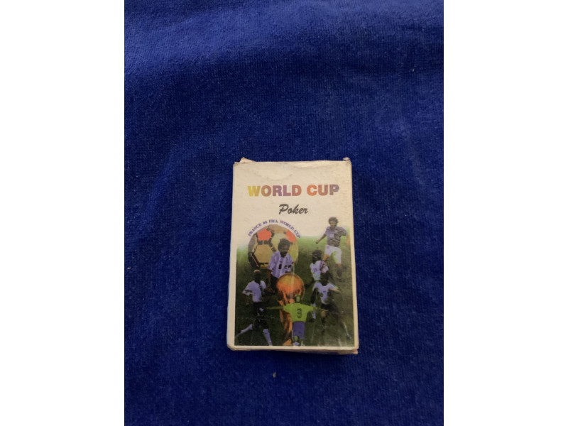 World Cup 98 France karte playingcard vintage