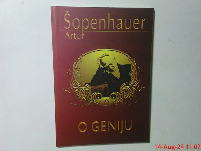 ARTUR SOPENHAUER  -  O  GENIJU