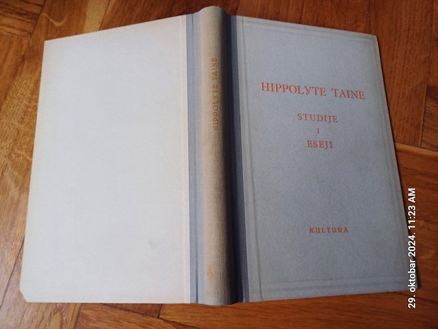 HIPPOLYTE TAINE, STUDIJE I ESEJI